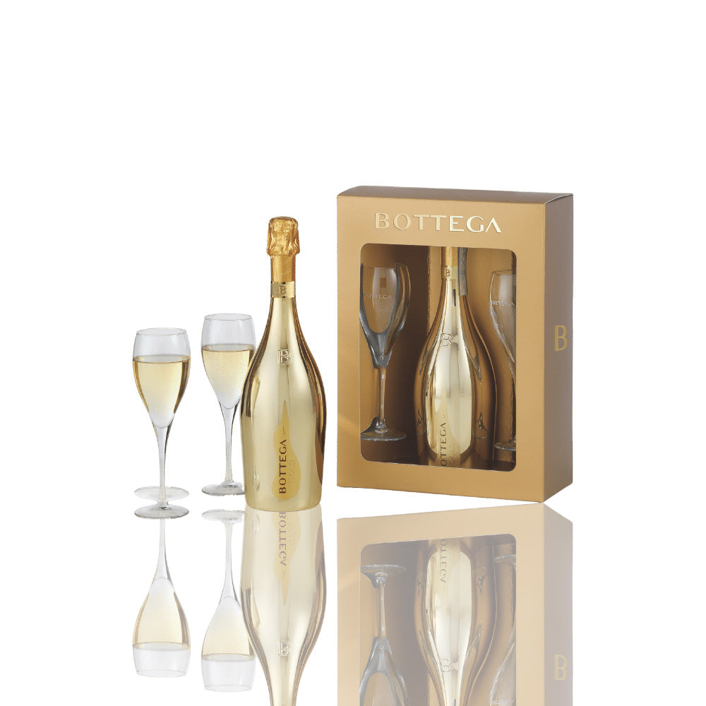 BOTTEGA - Prosecco Gold Coffret Glamour - 11% – Whisky Paris