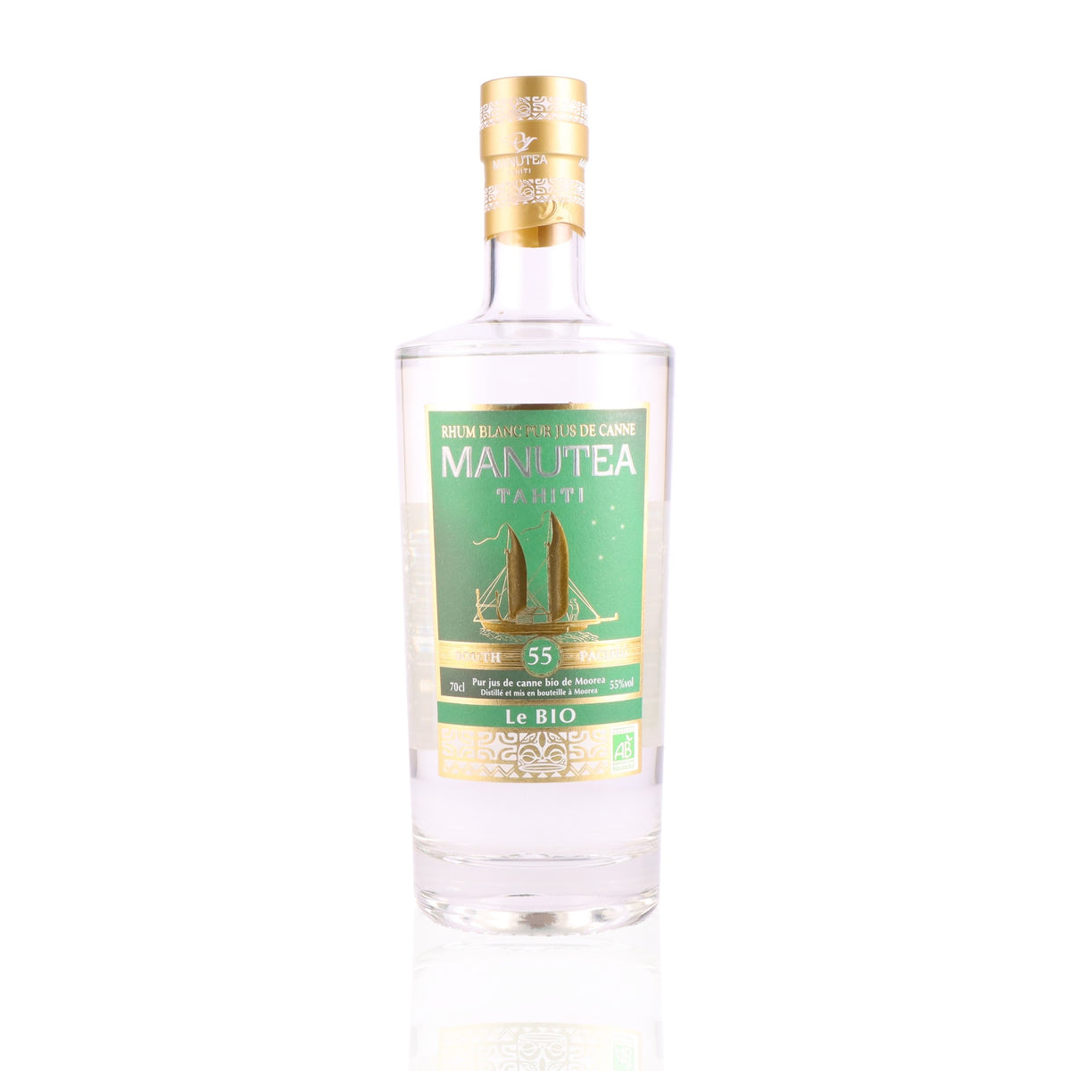 Rhum Blanc MANUTEA Bio 55% – Whisky Paris