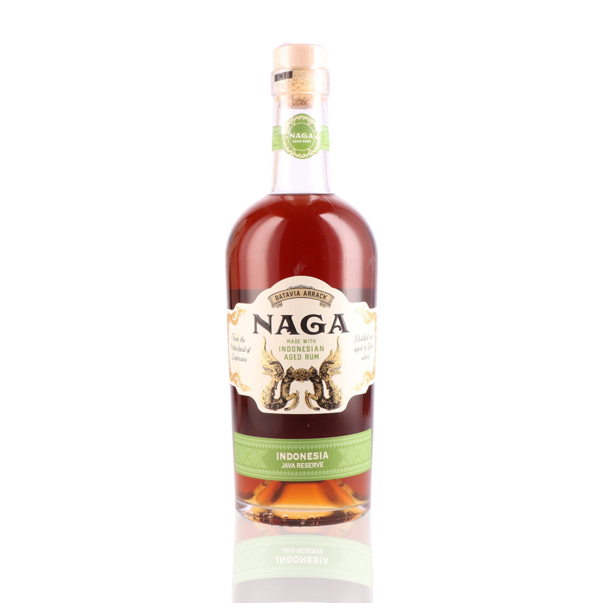 Rhum de Mélasse NAGA Java Réserve 40% – Whisky Paris