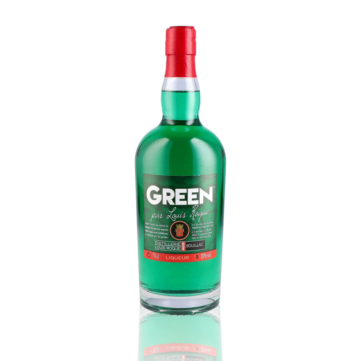 Apéritif LOUIS ROQUE Green de Souillac à la Menthe 20% – Whisky Paris