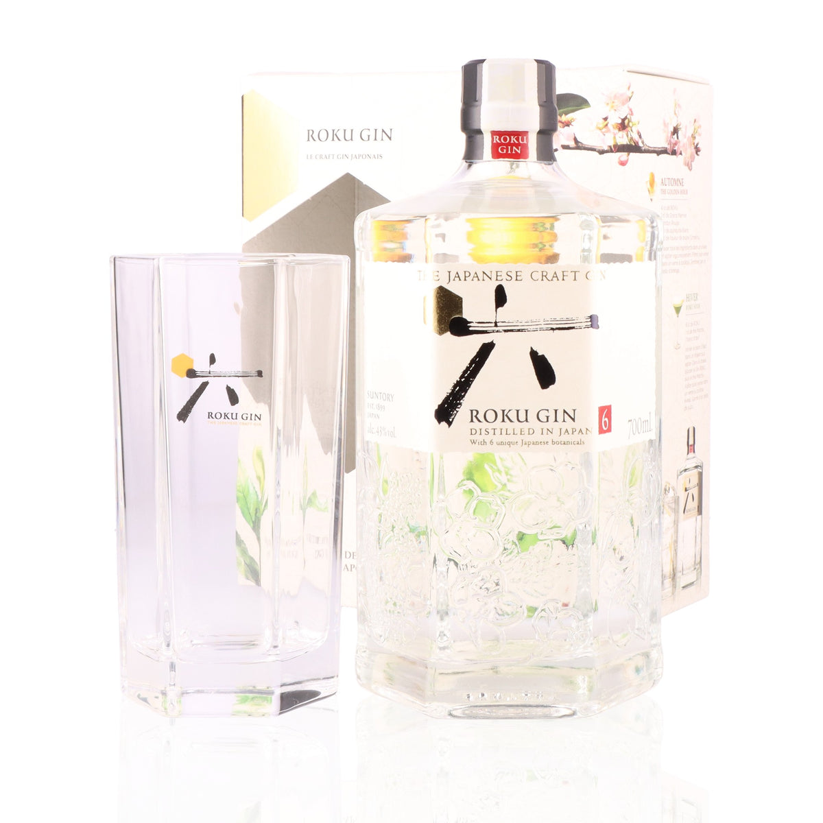 SUNTORY - Coffret Roku + 1 Verre - 43% – Whisky Paris