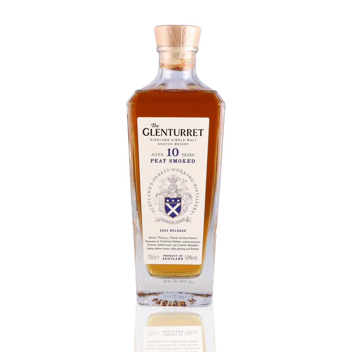 Scotch Whisky Single Malt GLENTURRET 10 ans Peat Smoked 50% – Whisky Paris