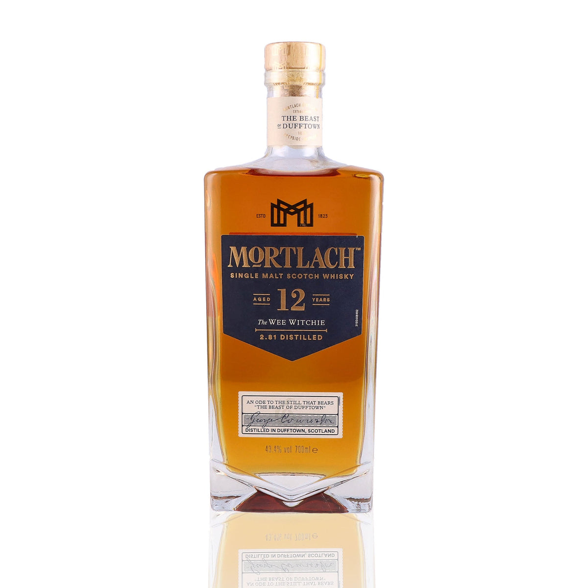Scotch Whisky Single Malt MORTLACH The Wee Witchie 12 ans 43,4% ...