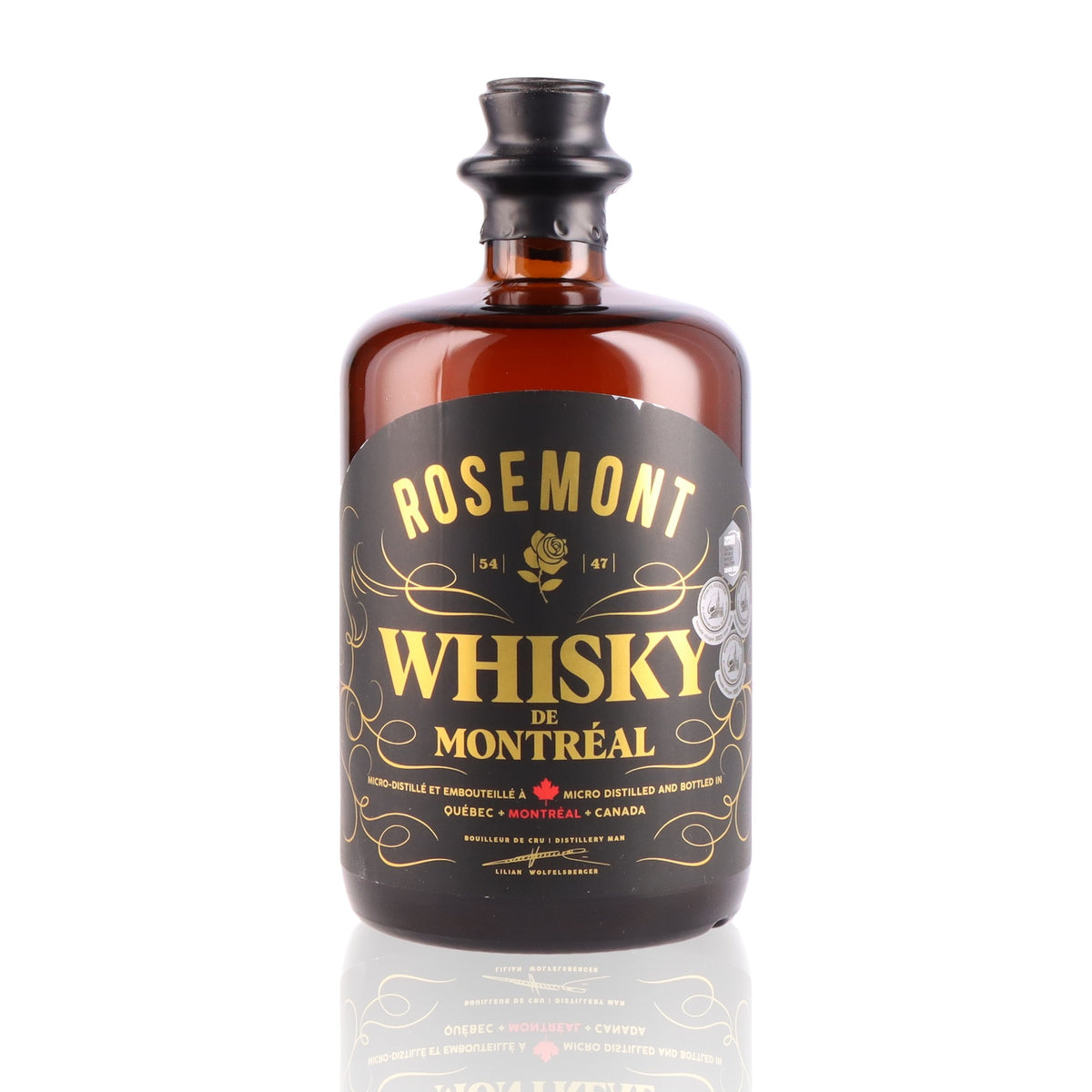 Bourbon Canadian LA DISTILLERIE DE MONTREAL Rosemont Whisky de Montréal ...