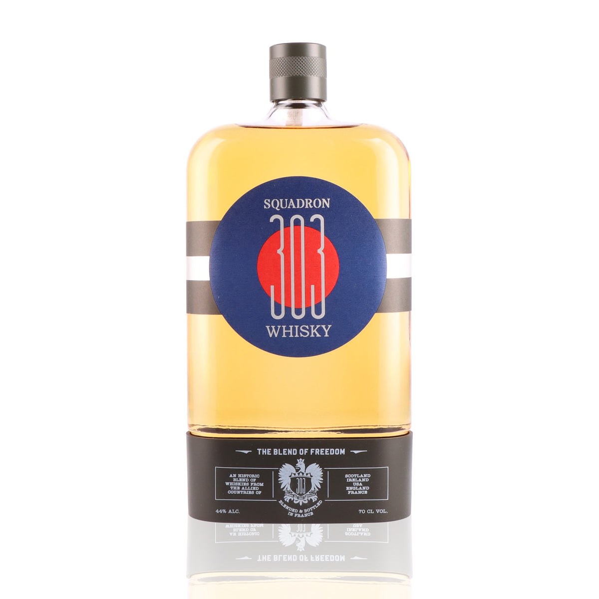 Scotch Whisky Blends SQUADRON The Blend of Freedom Flask 44% – Whisky Paris