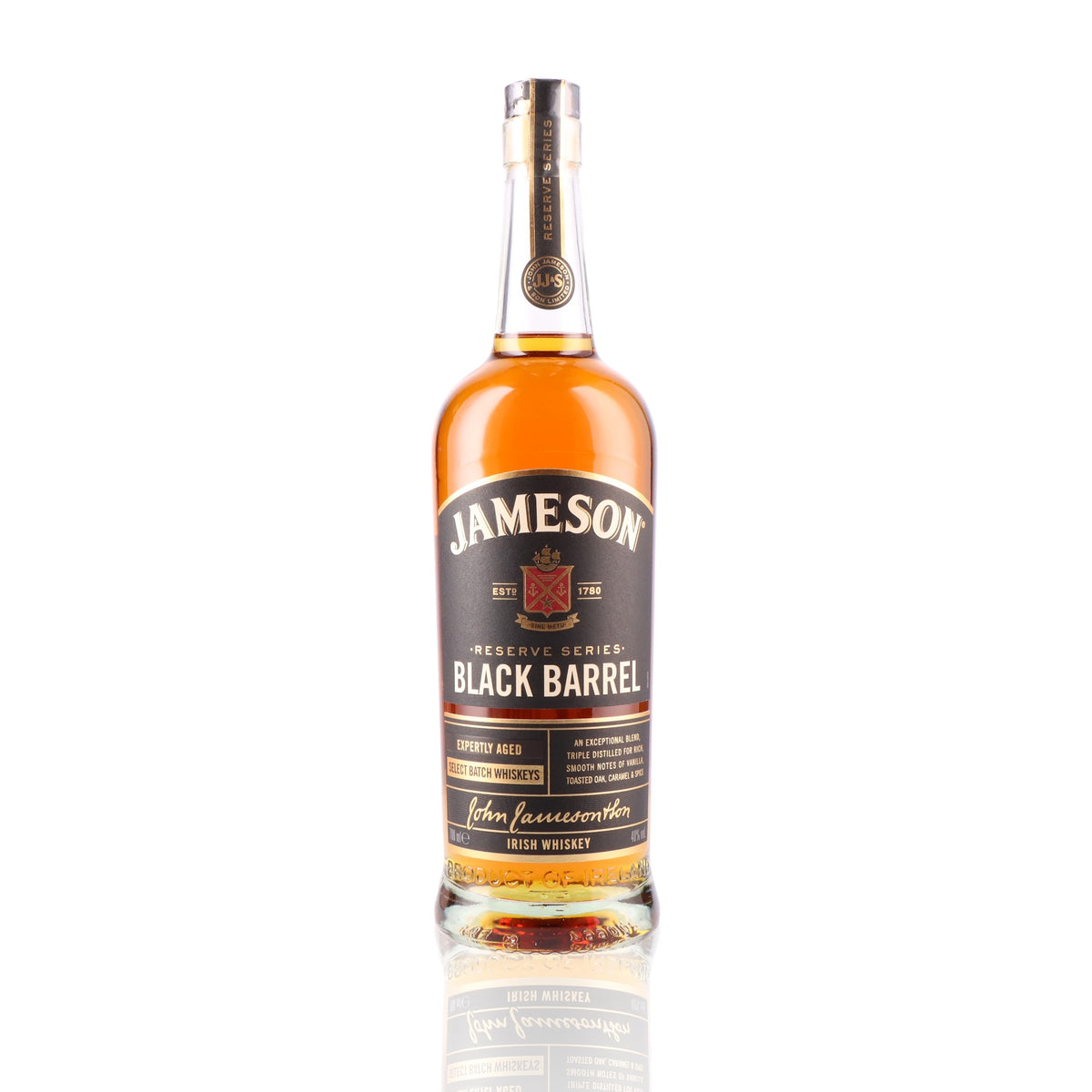 Whisky Irlandais Single Malt JAMESON Black Barrel 40% – Whisky Paris
